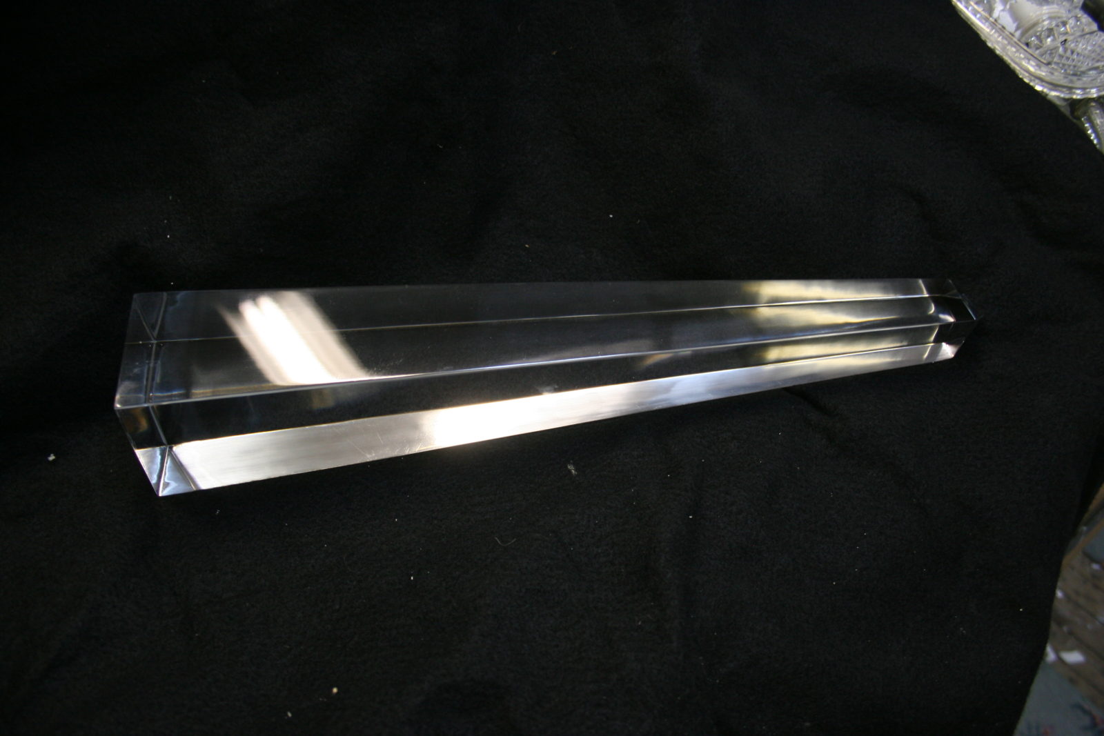 Chipped Crystal Repair Orrefors Obelisk | Bruening Glass Works