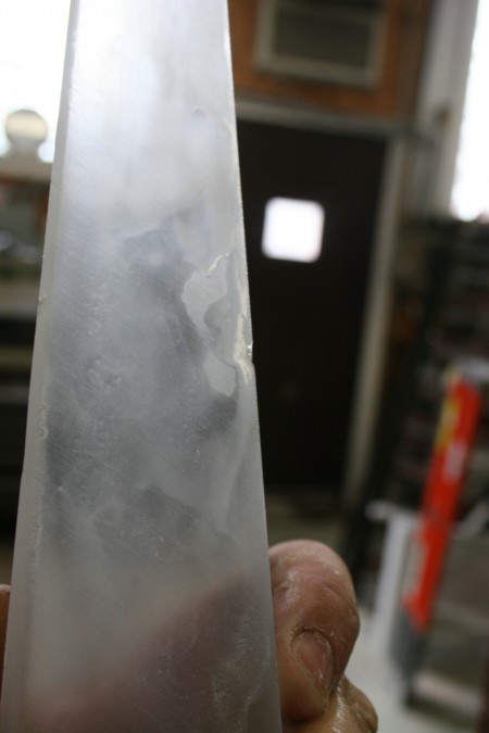 Chipped Crystal Repair Orrefors Obelisk | Bruening Glass Works