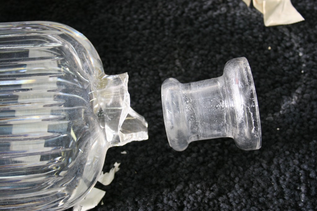 Broken Decanter Repair - Project Repair Gallery | Bruening Glass Works