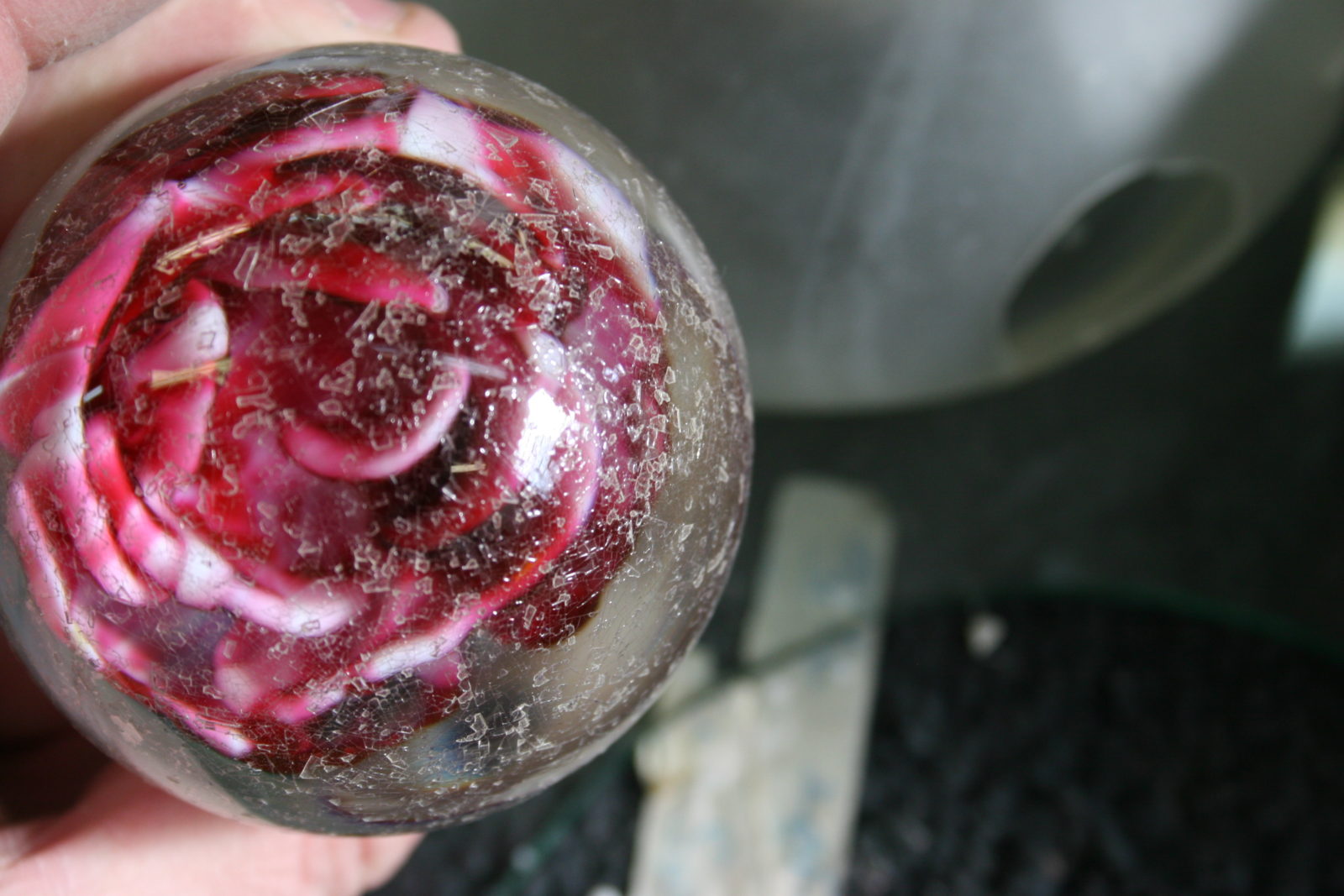 Antique Glass Paper Weight Repair | Bruening Glass Works